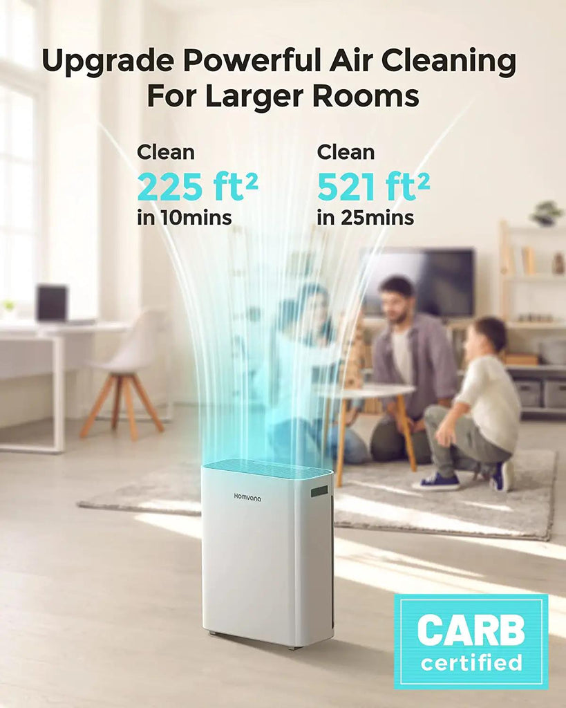 Homvana H211 Air Purifier, True Hepa Filter, Auto Mode, Quiet Air Purifier